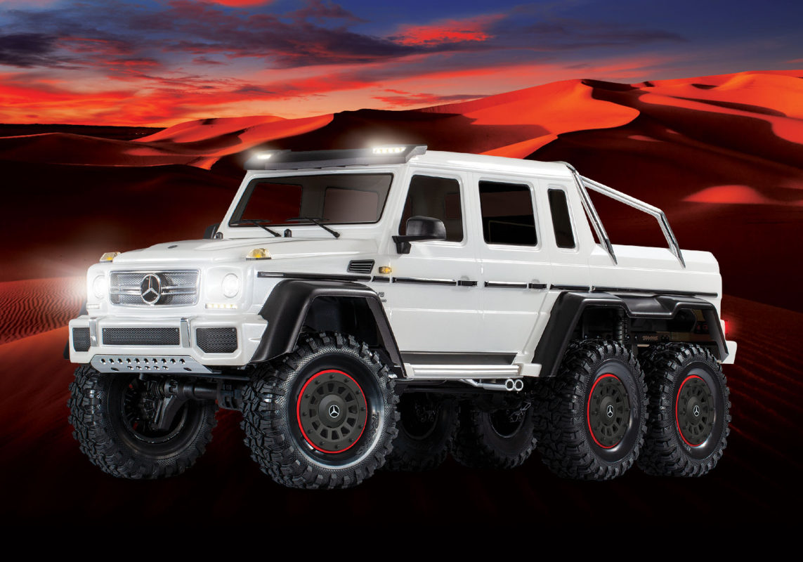 TRAXXAS R/C TRX-6 MERCEDES-BENZ G 63 AMG CRAWLER ... WHITE - Treasure ...